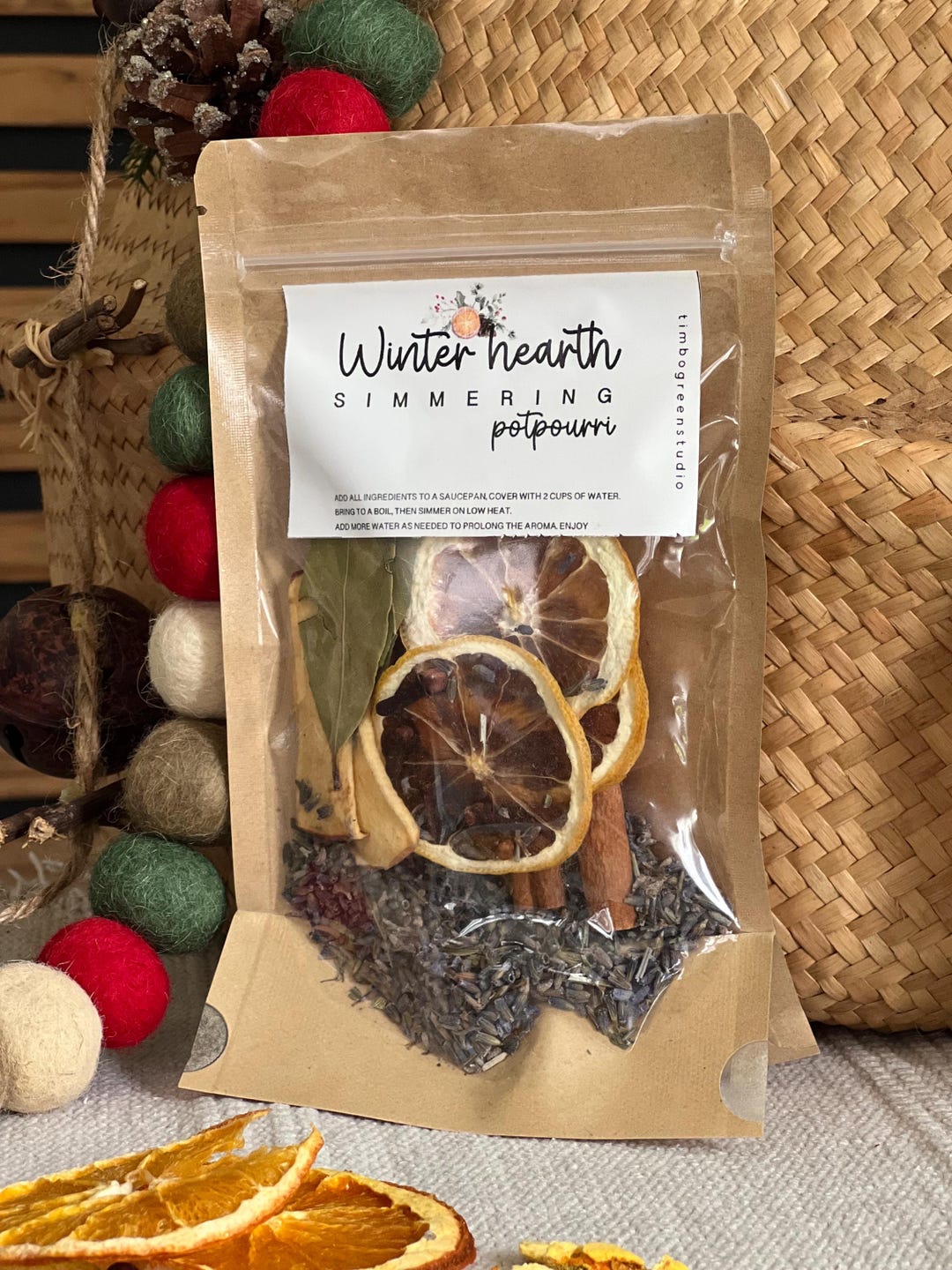 Winter Christmas Festive Hearth Stovetop Potpourri Handmade Simmer ...