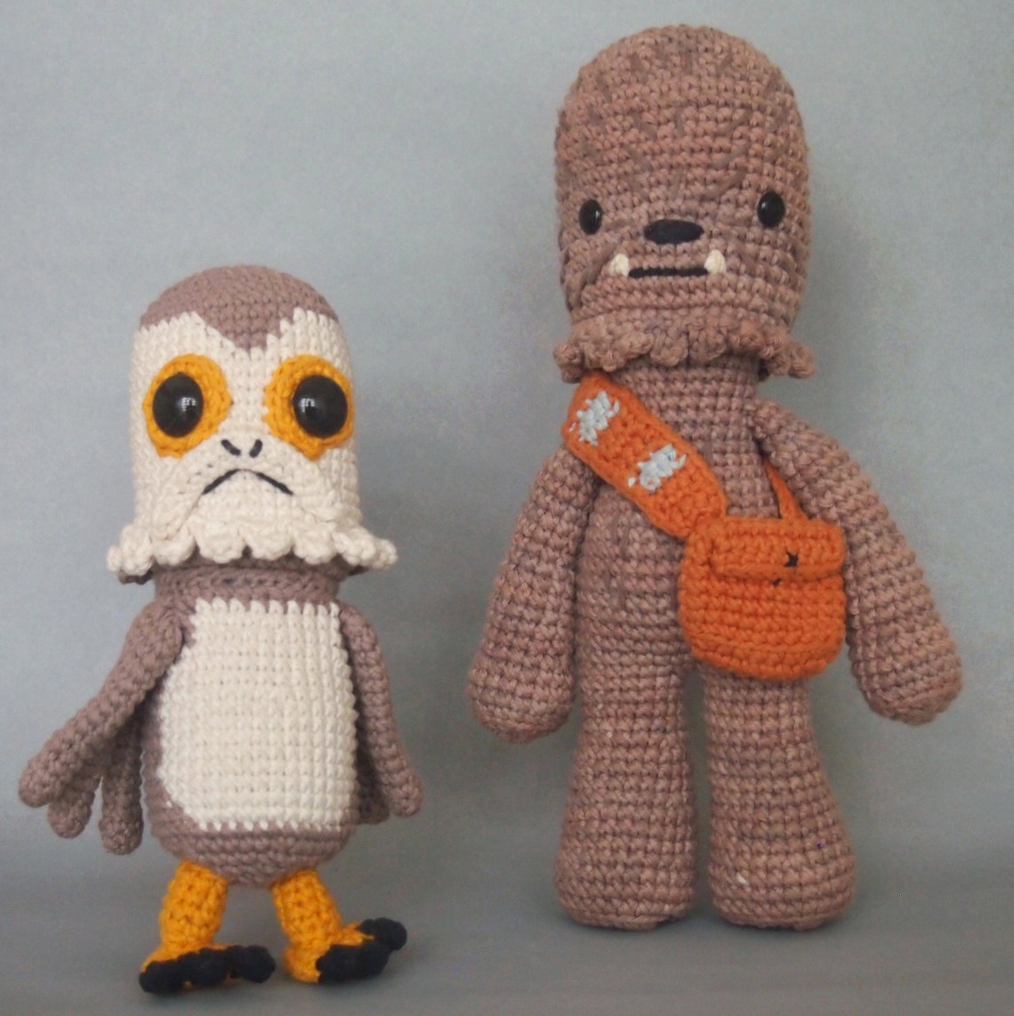 Star Wars Porg and Chewbacca Crochet Pattern/Amigurumi | Etsy