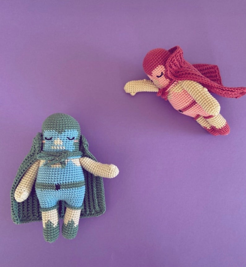 Rebecca the Fireball and Hurricane Manu Mexican Luchadores - Crochet ...