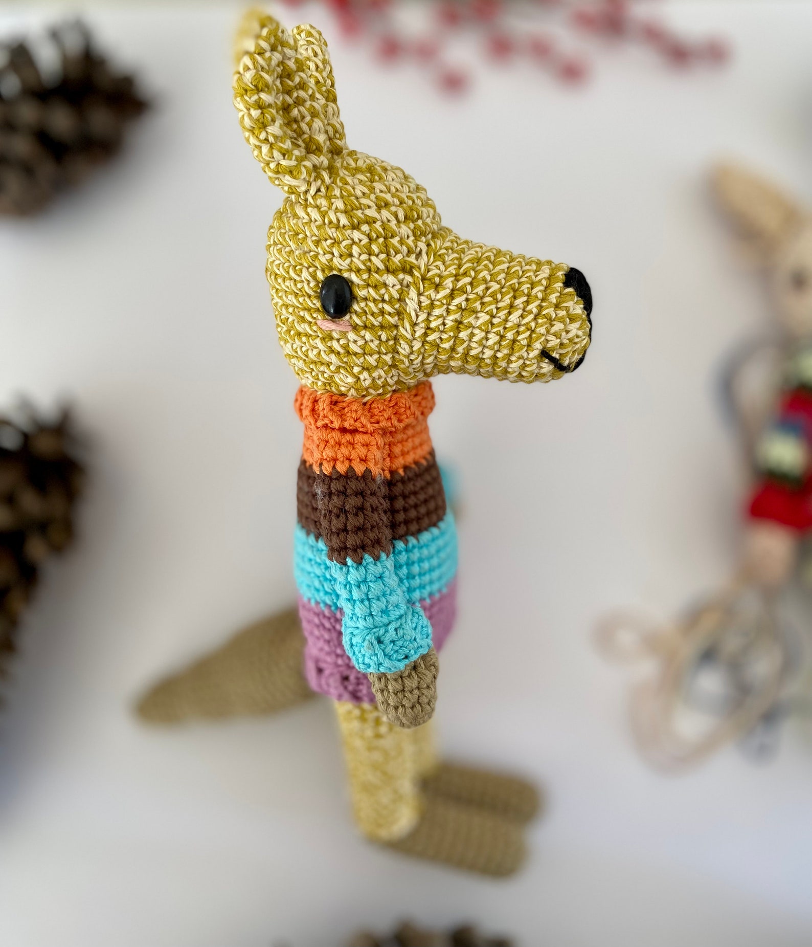 Benicio the Chilly Kangaroo - Amigurumi Pattern - Etsy