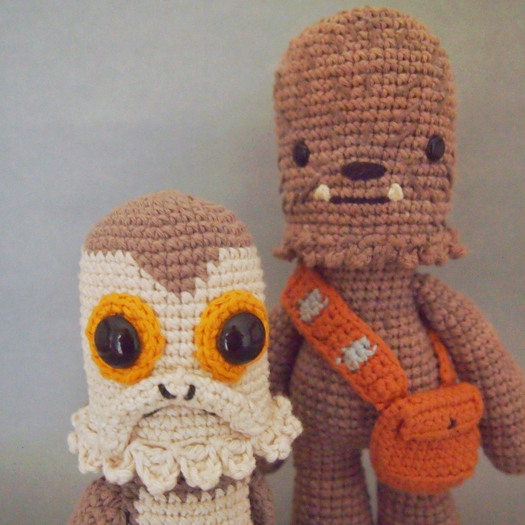 Star Wars Porg and Chewbacca Crochet Pattern/amigurumi - Etsy