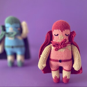 Rebecca the Fireball and Hurricane Manu Mexican Luchadores - Crochet ...