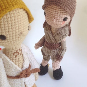 Star Wars Luke Skywalker and Rey - Crochet Pattern/amigurumi - Etsy