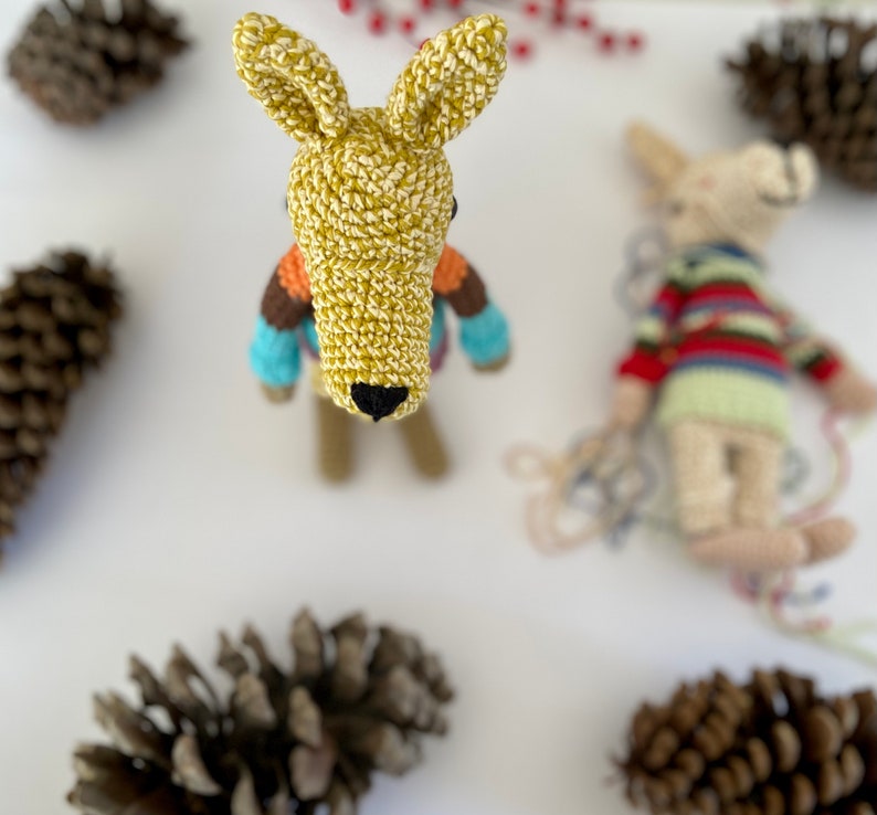 Benicio the Chilly Kangaroo - Amigurumi Pattern - Etsy