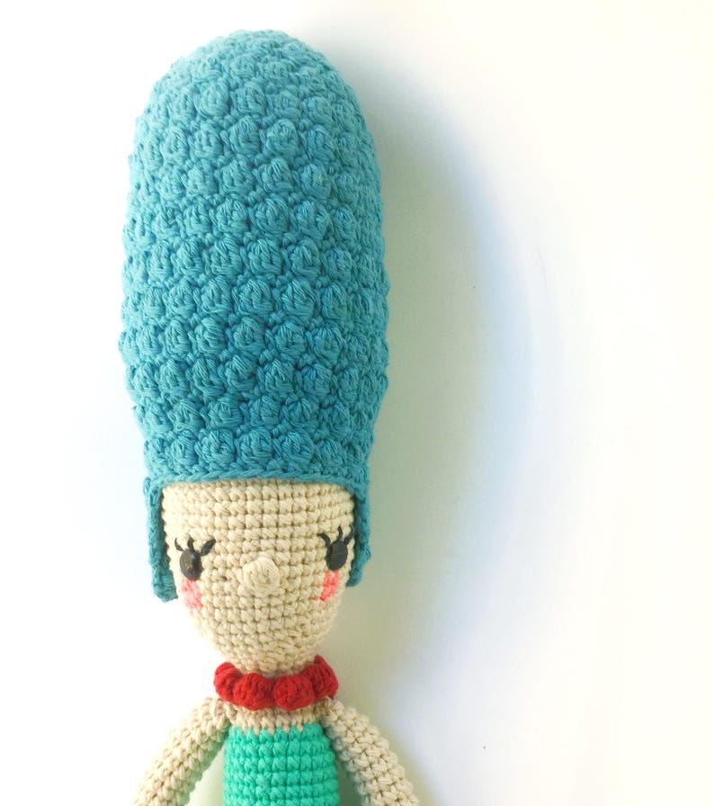 Marge Simpson Crochet Pattern/amigurumi - Etsy