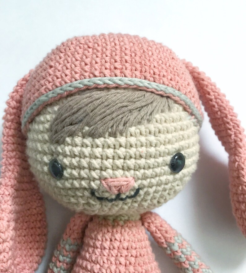 Tini the rabbit girl-Crochet pattern/amigurumi | Etsy