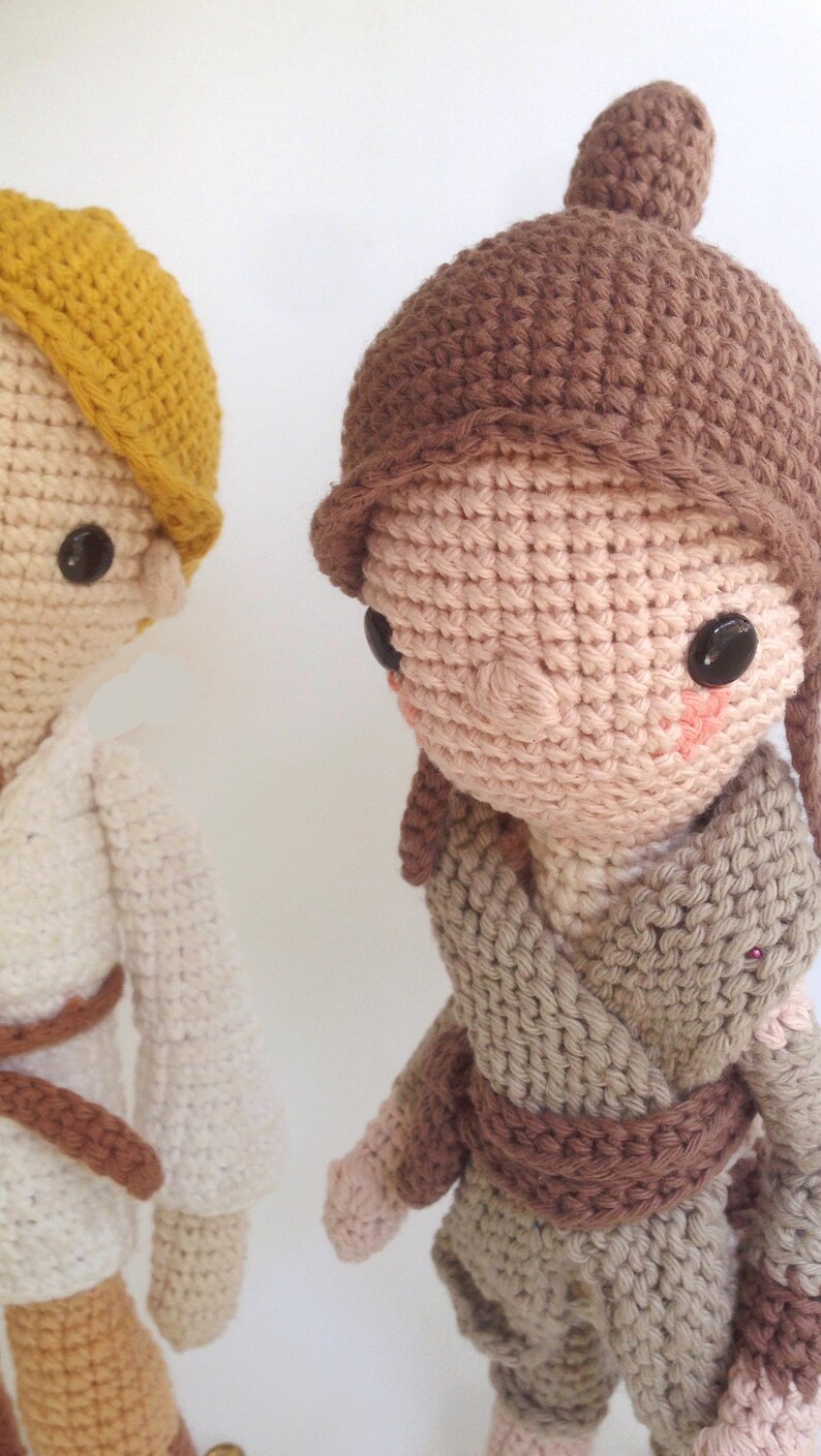 Star Wars Luke Skywalker and Rey - Crochet Pattern/amigurumi - Etsy
