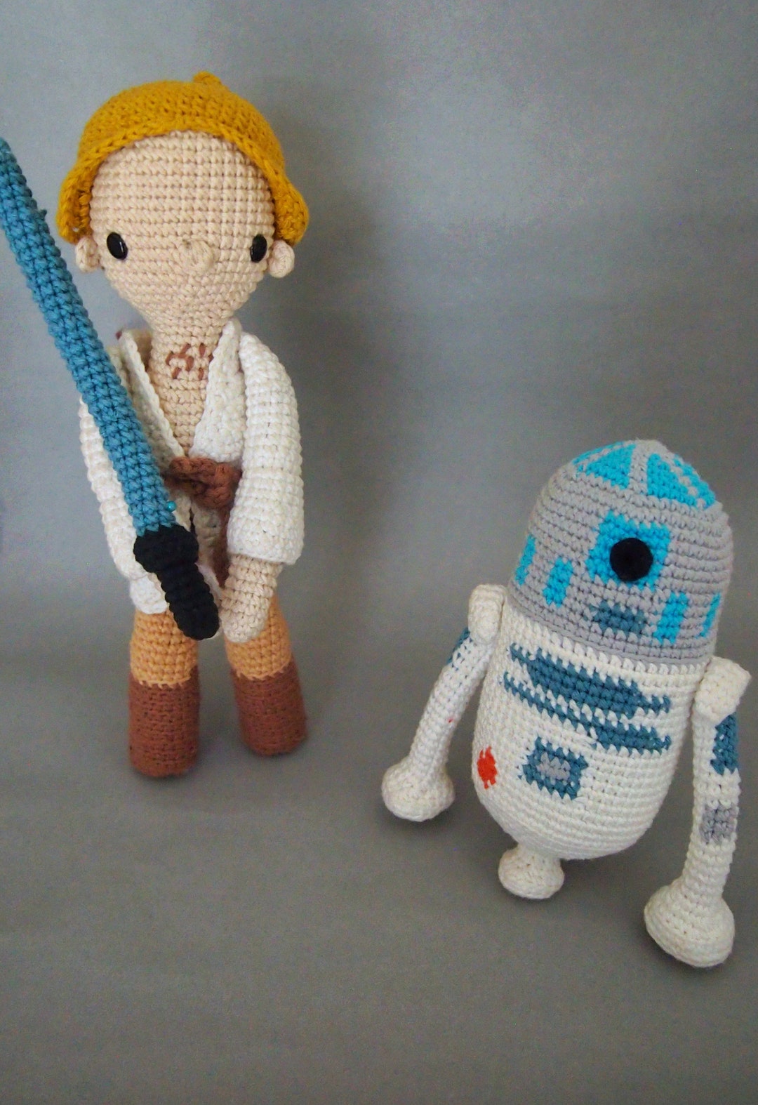 Star Wars Luke Skywalker and R2D2 - Crochet Pattern/amigurumi - Etsy