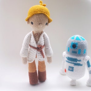 Star Wars Luke Skywalker and R2D2 - Crochet Pattern/amigurumi - Etsy