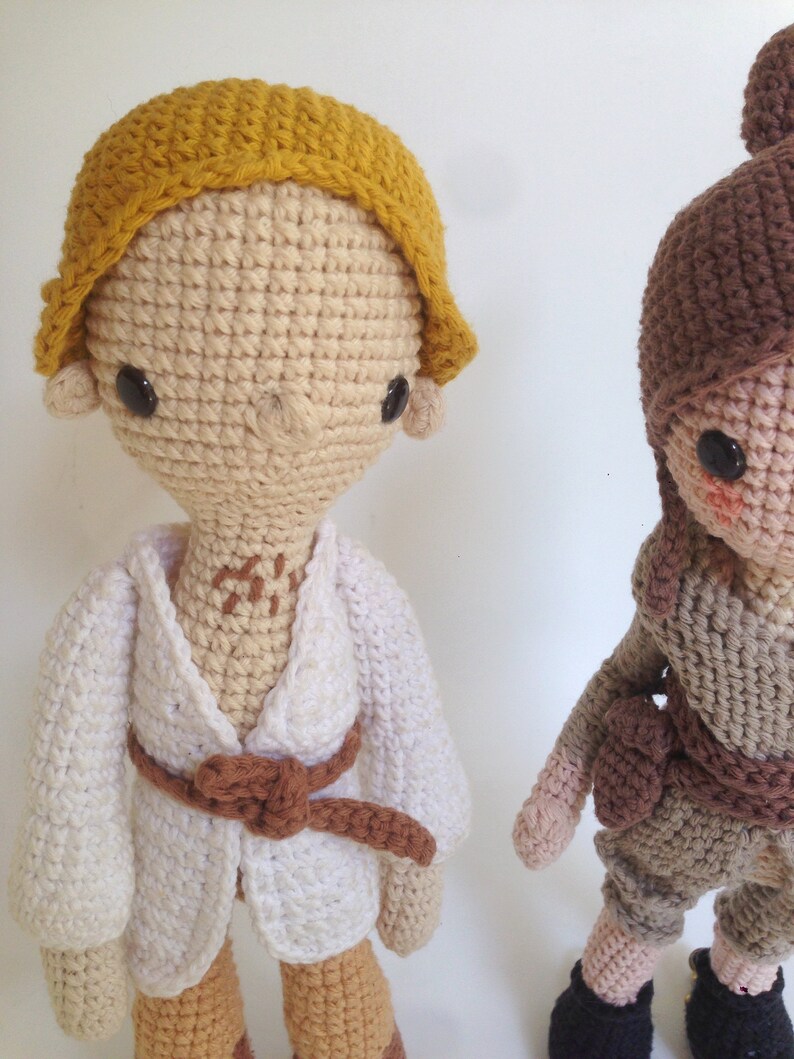 Star Wars Luke Skywalker and Rey - Crochet Pattern/amigurumi - Etsy