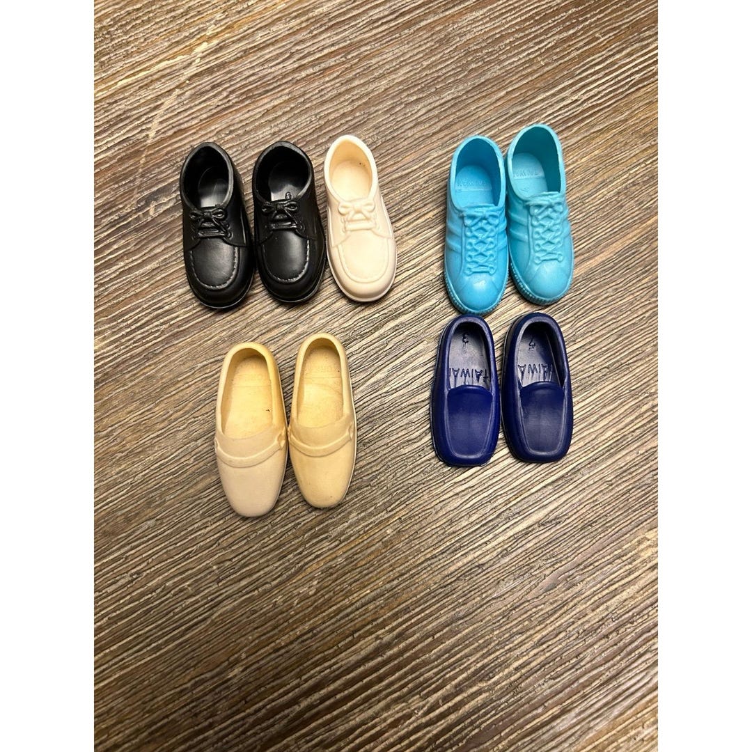 Vintage Mattel Ken Doll Shoes Lot Dress Shoes Sneakers Loafer Taiwán ...