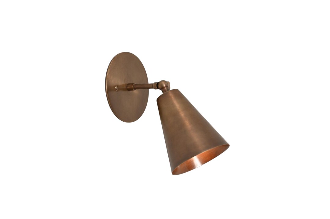 Handmade Solid Brass Sputnik Wall Sconce: Adjustable Vintage Lighting ...