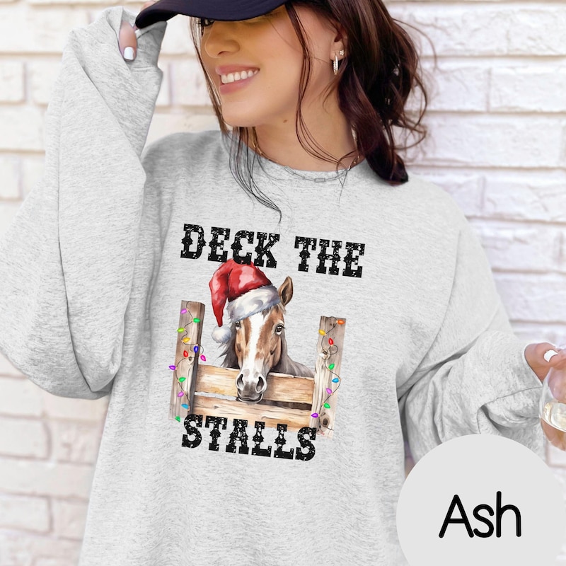 Horse Barn Sweatshirt - Etsy UK