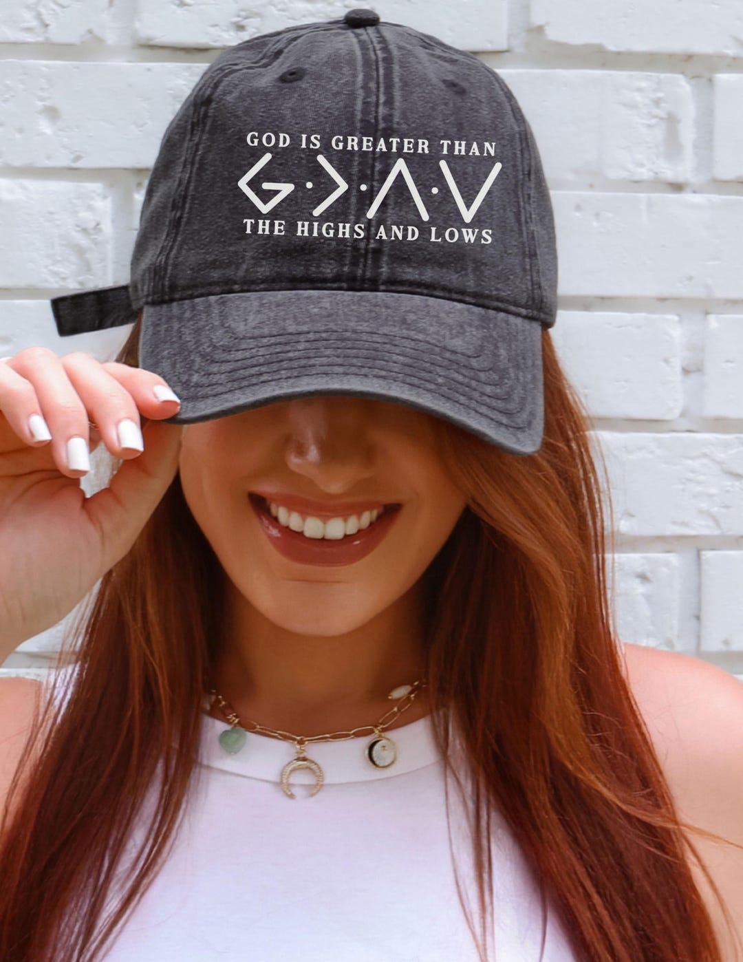 God is Greater Than the Highs and Lows Vintage Christian Embroidered ...