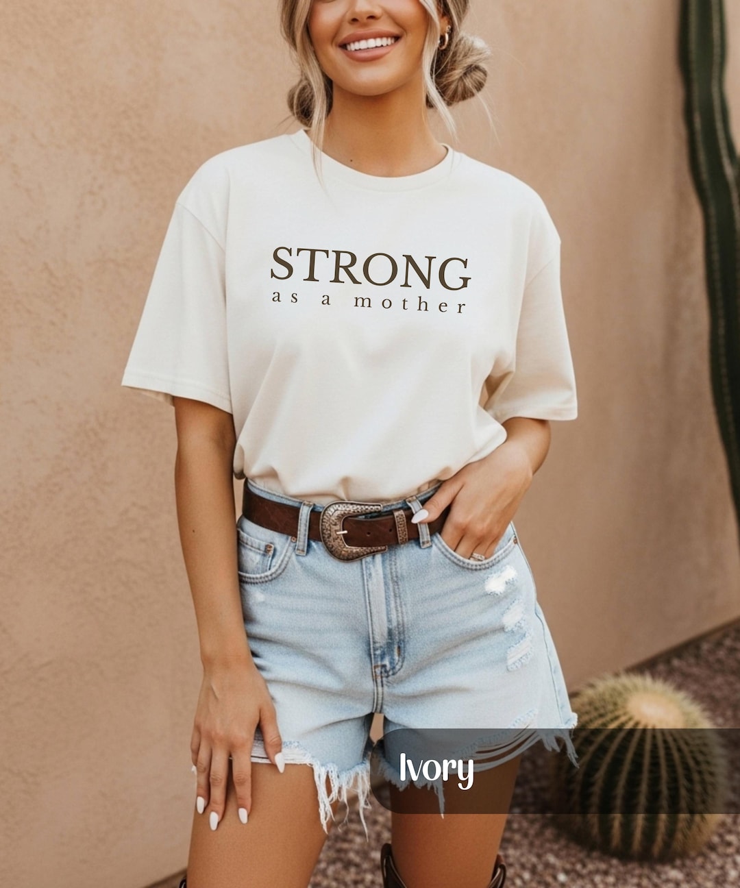 Strong as a Mother Shirt – Comfort Colors T Shirt, Mom Empowerment ...