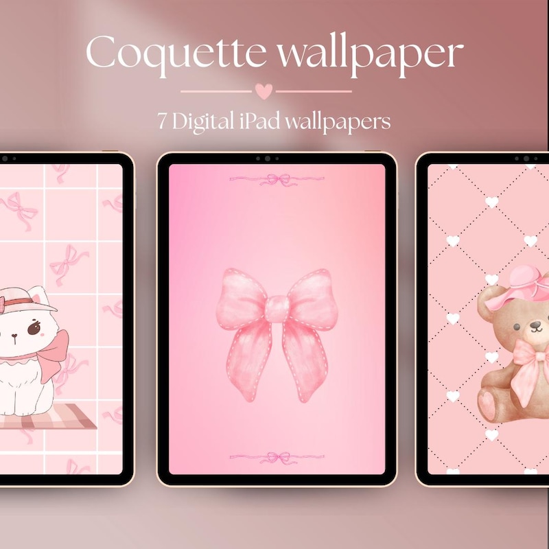 Bow Wallpaper for iPad - Etsy