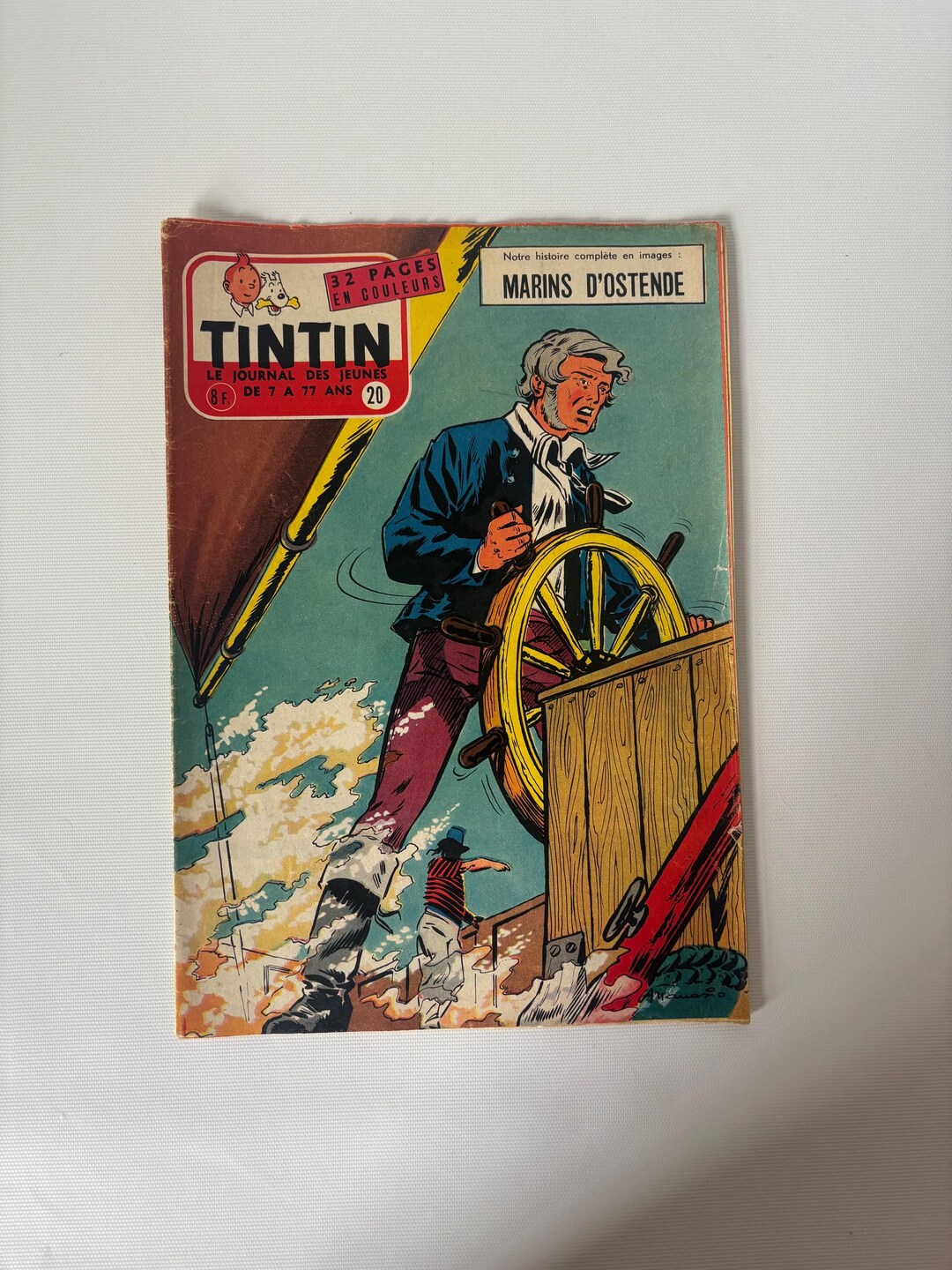 Tintin Journal. Belgian Edition. 12th Year. Issue No. 20. 1957. Coke in ...