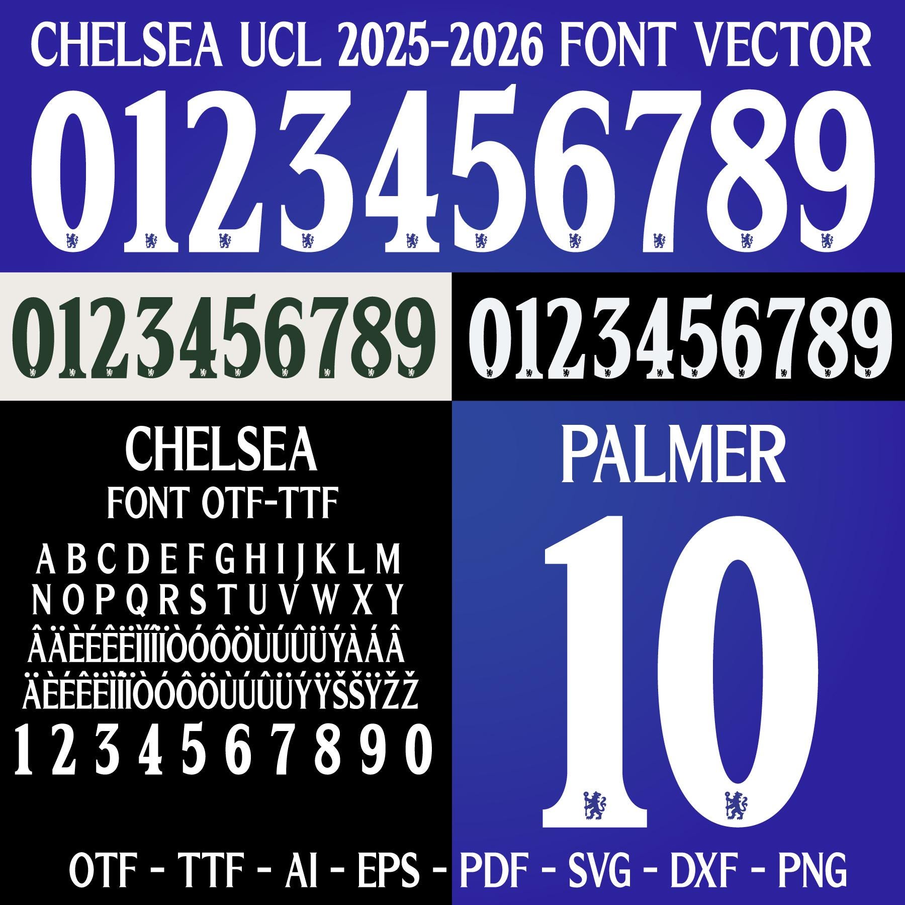 Fuente De Números De Fútbol