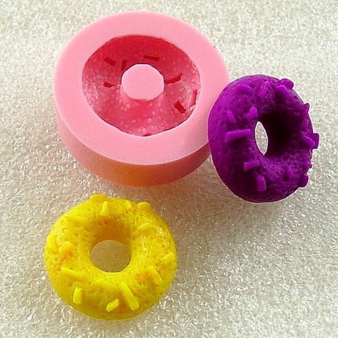 Mini Doughnut Donut With Sprinkles Flexible Mold/mould (16mm) for ...