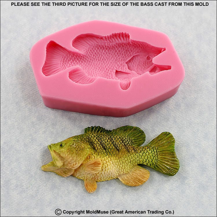 Bass 3d Silicone Molds
