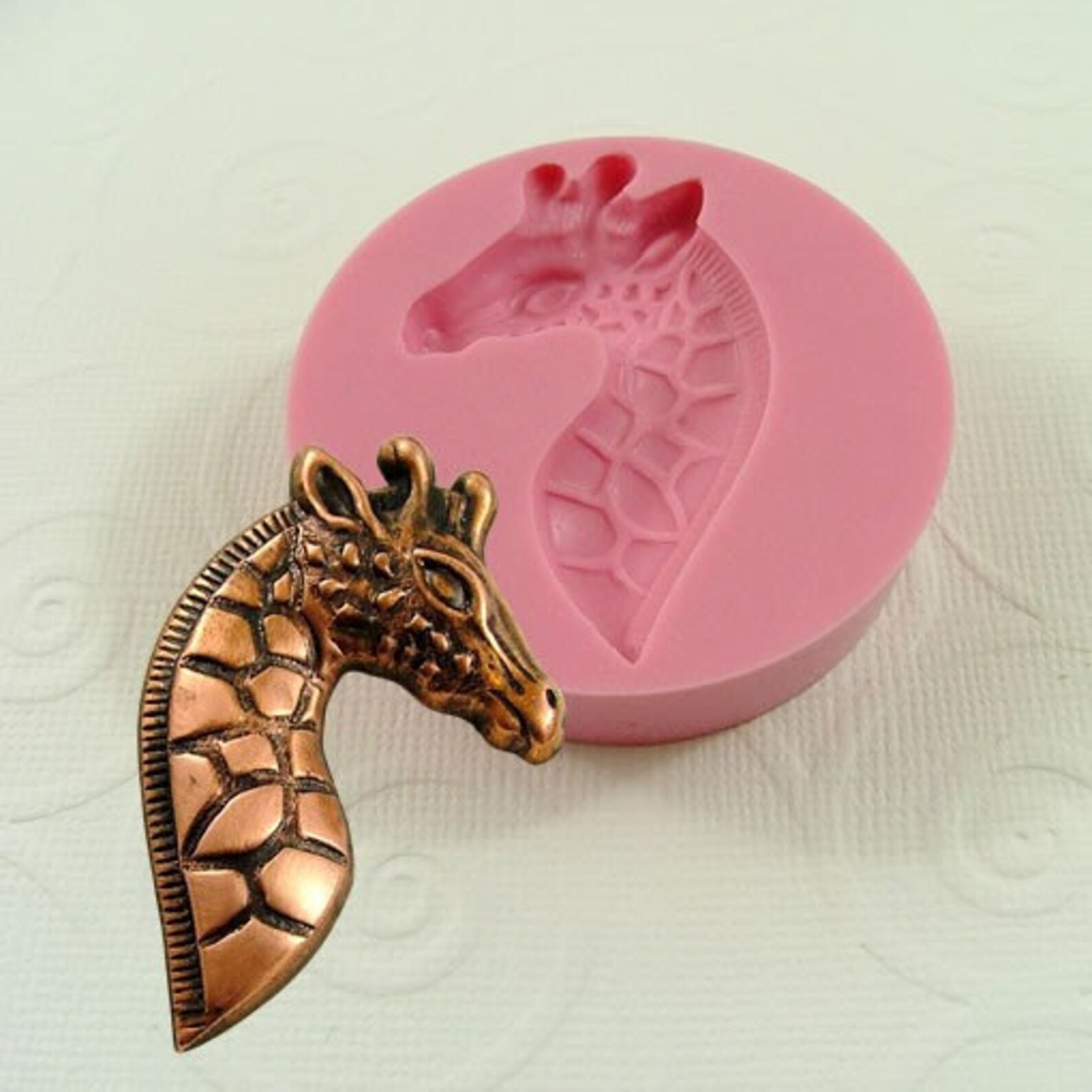 Silcone Mold Giraffe Head Flexible Mini Mold/mould (45mm) Fondant ...