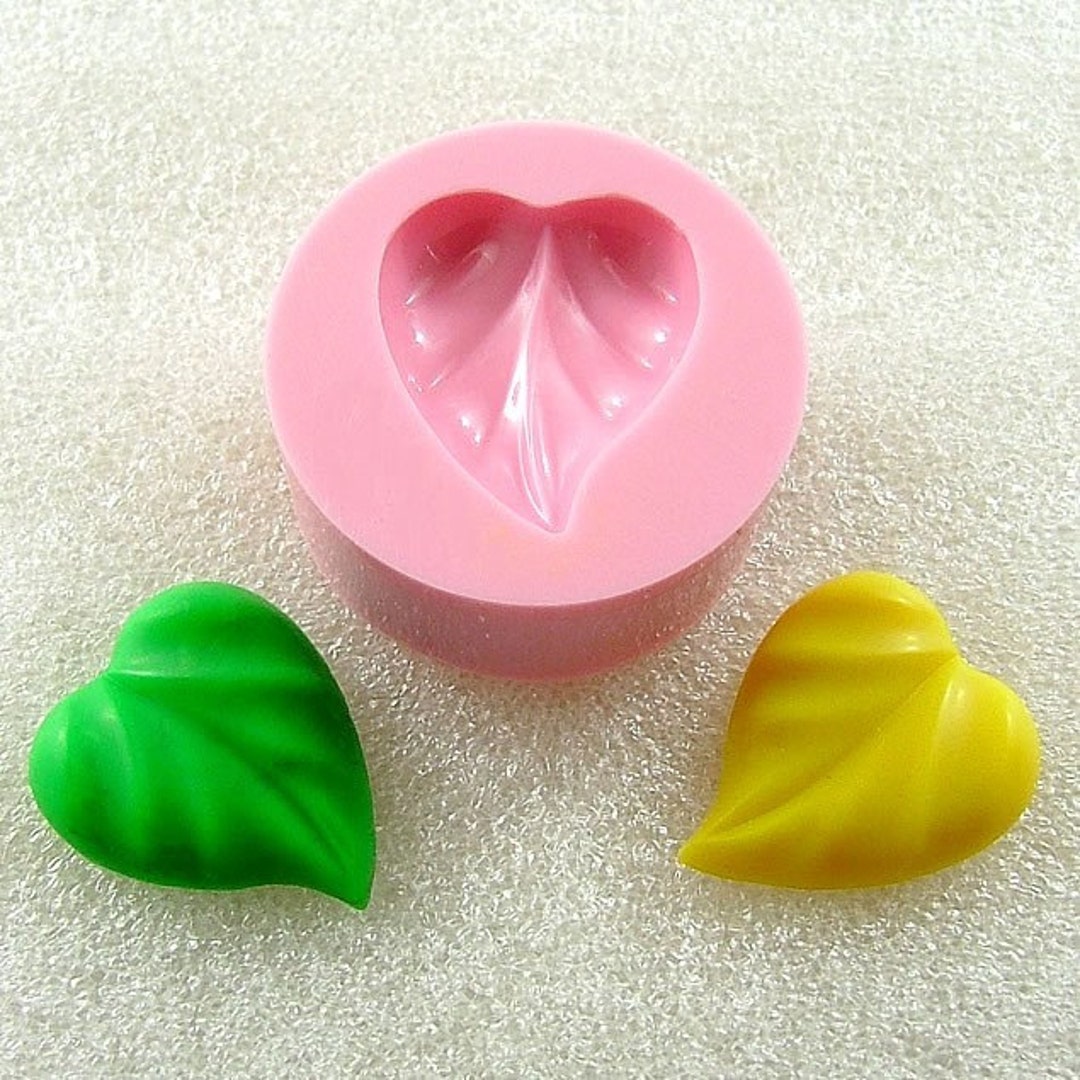 Leaf Flexible Mini Mold/mould (21mm) for Crafts, Jewelry, Scrapbooking ...