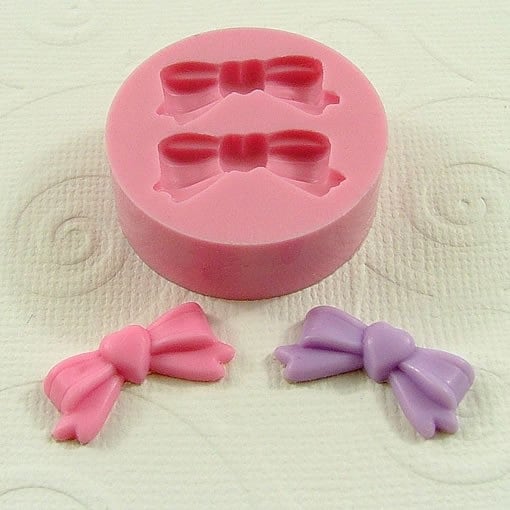 Adorable Bows Flexible Mini Mold/mould (21mm) for Crafts, Jewelry ...