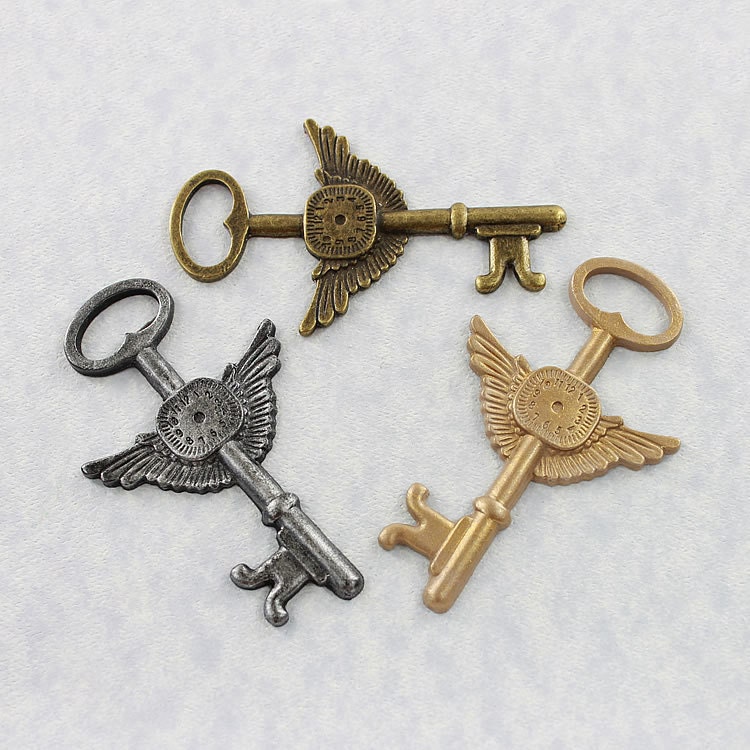 Steampunk Mold Winged Key Mould Silicone Resin Polymer Clay | Etsy