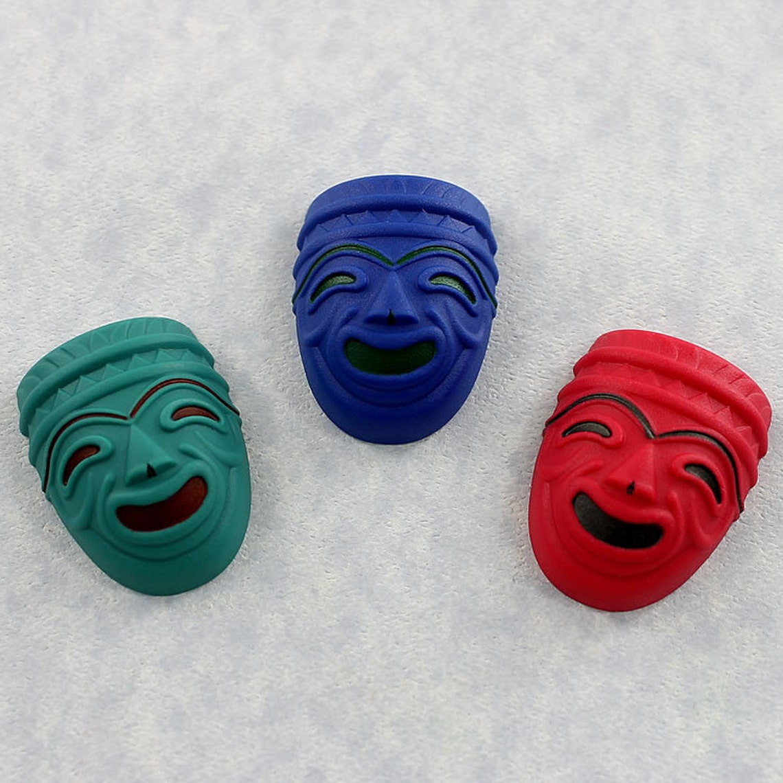 Tiki Mask Mold Mould Silicone Resin Mold Polymer Clay Fondant Chocolate ...