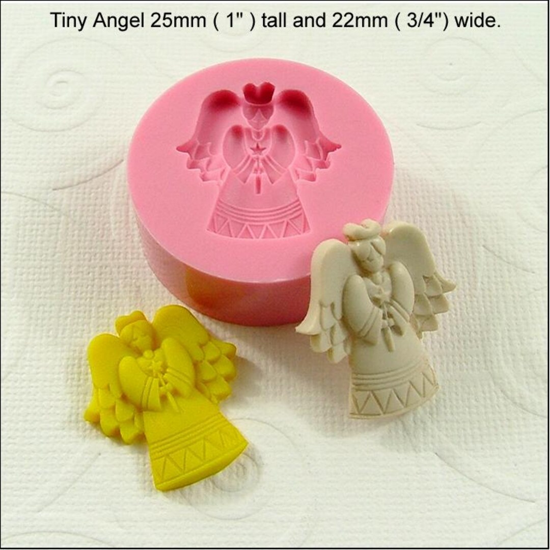 Angel Flexible Mini Mold/mould (25mm) for Crafts, Jewelry, Scrapbooking ...
