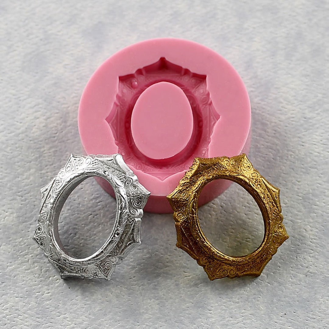Frame Ornate Victorian Miniature Frame Mold Polymer Clay Resin ...