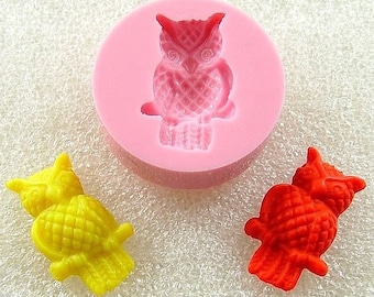 Owl Flexible Silicone Mold / Mould - Etsy