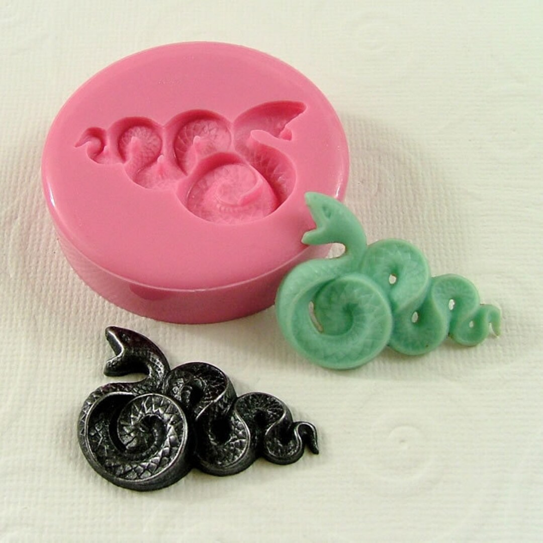 Snake Flexible Silicone Mold/mould 23mm for Crafts, Jewelry ...