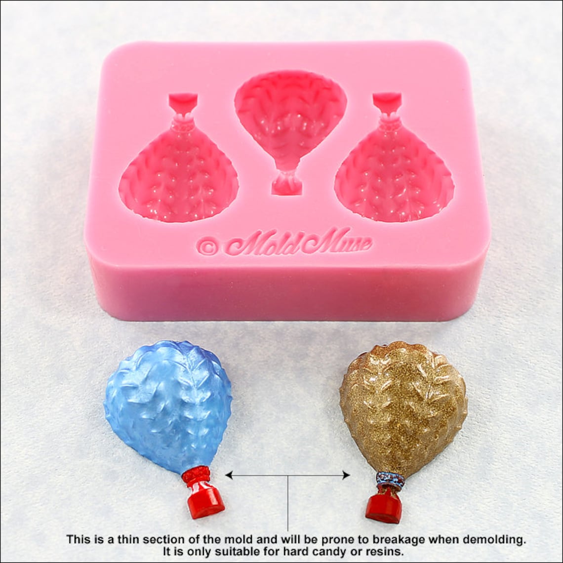 Hot Air Balloon Mold Mould for Resin Hard Candy 352 - Etsy