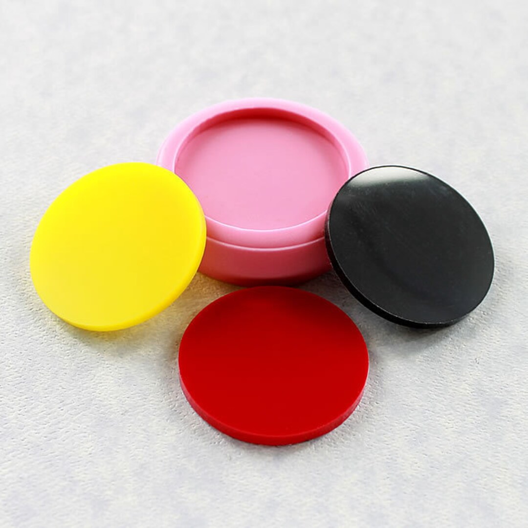 Circle Disk 1 & 7/16 Inches Diameter Flexible Silicone Mold Mould ...