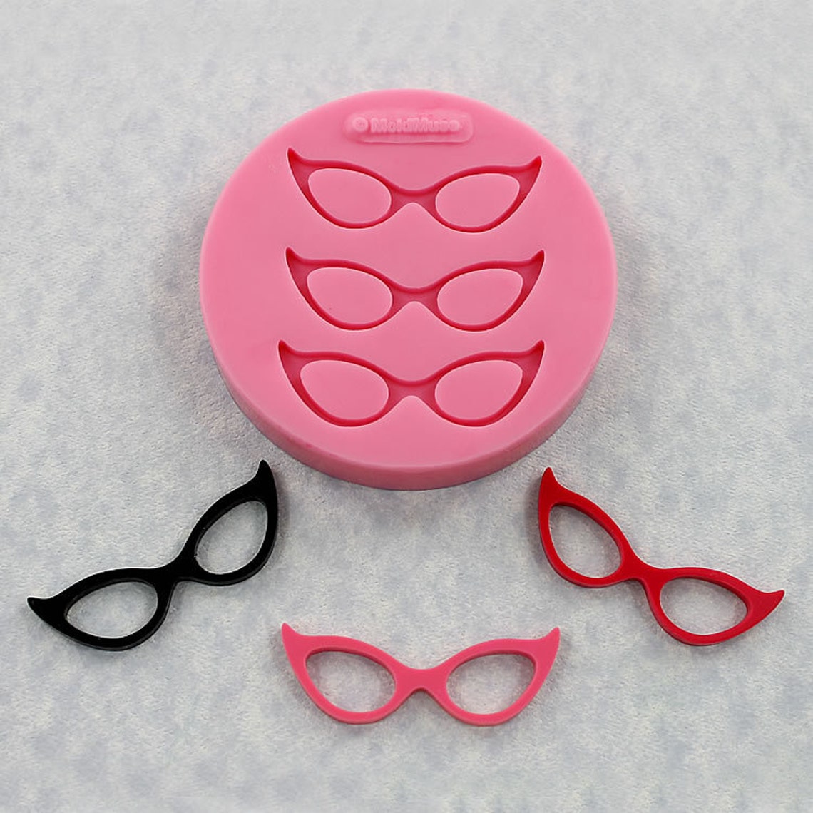 Cats Eye Glasses Mold Silicone Mould Resin Fondant Candy (347) - Etsy