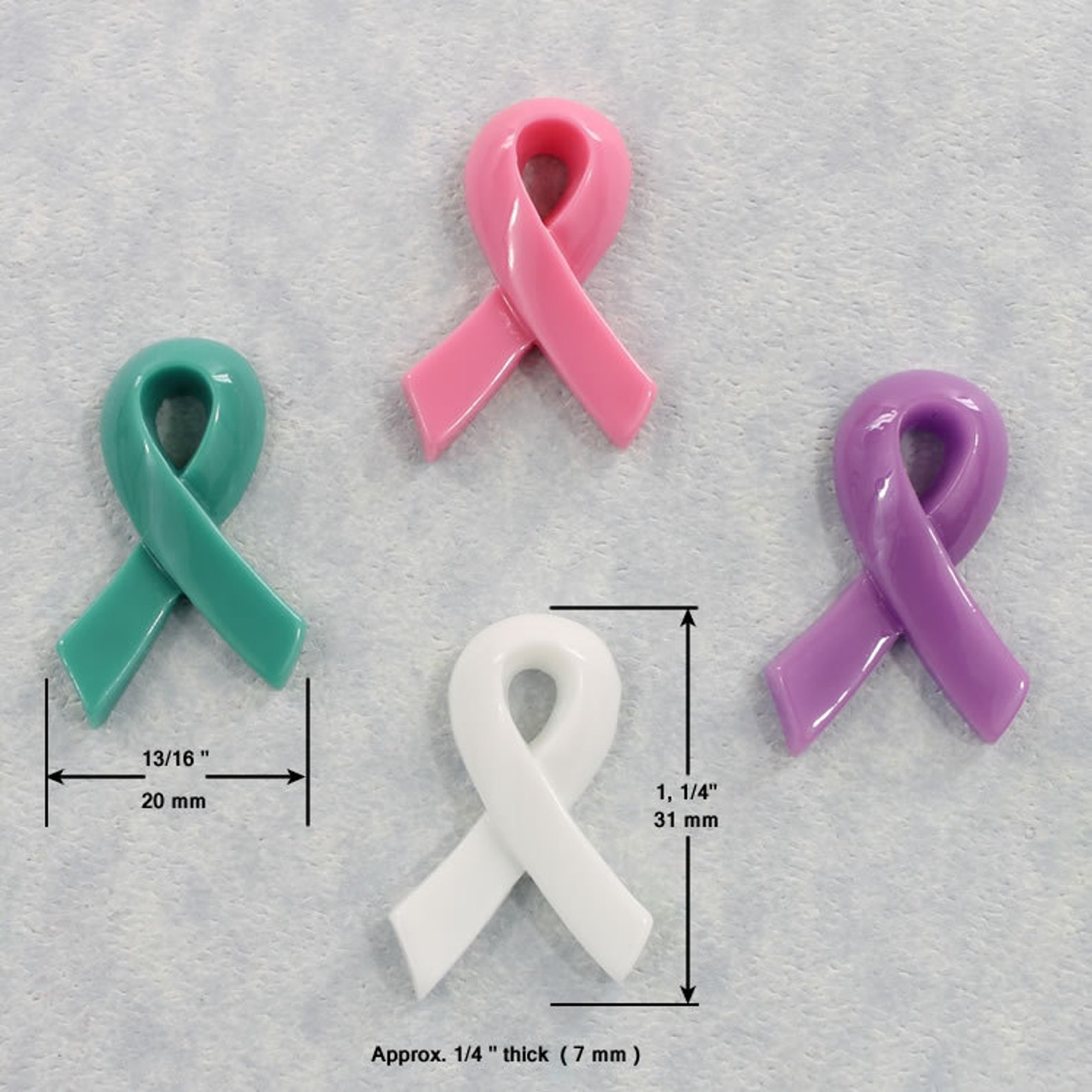 Awareness Ribbon Mold Silicone Mould Resin Polymer Clay - Etsy