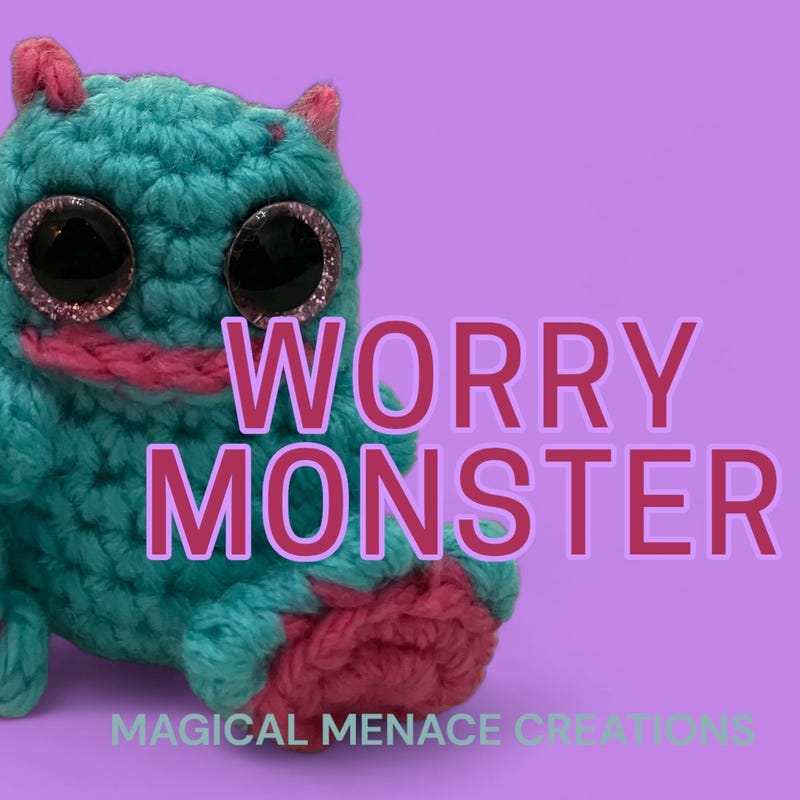 Worry Monster - Etsy