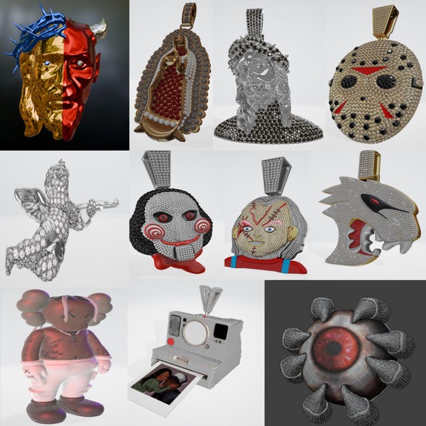 Fivem Chain Pendant - Etsy