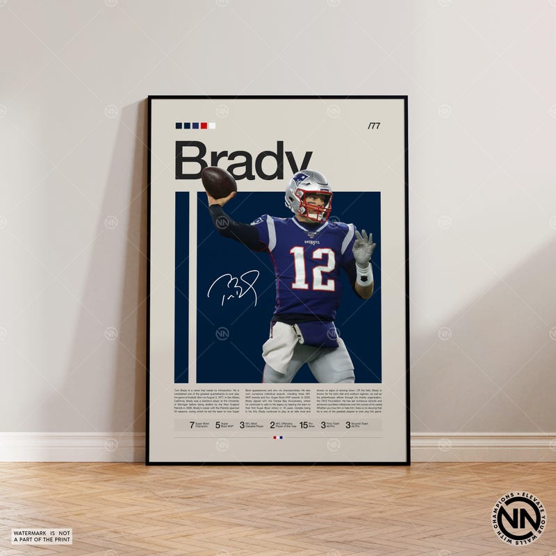 Tom Brady - Etsy