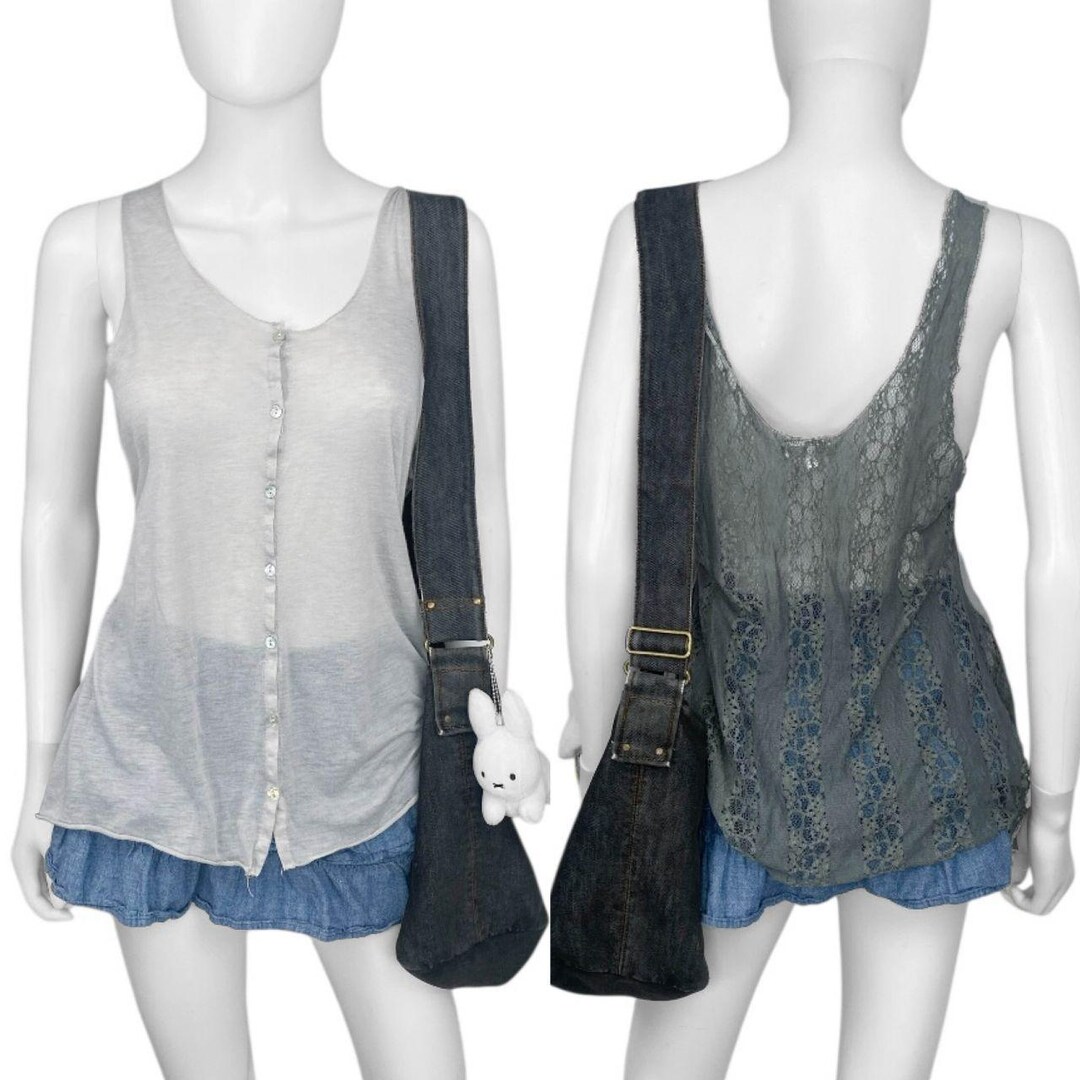 00s Emo Grunge Lace Layering Tank Sz S/M - Etsy