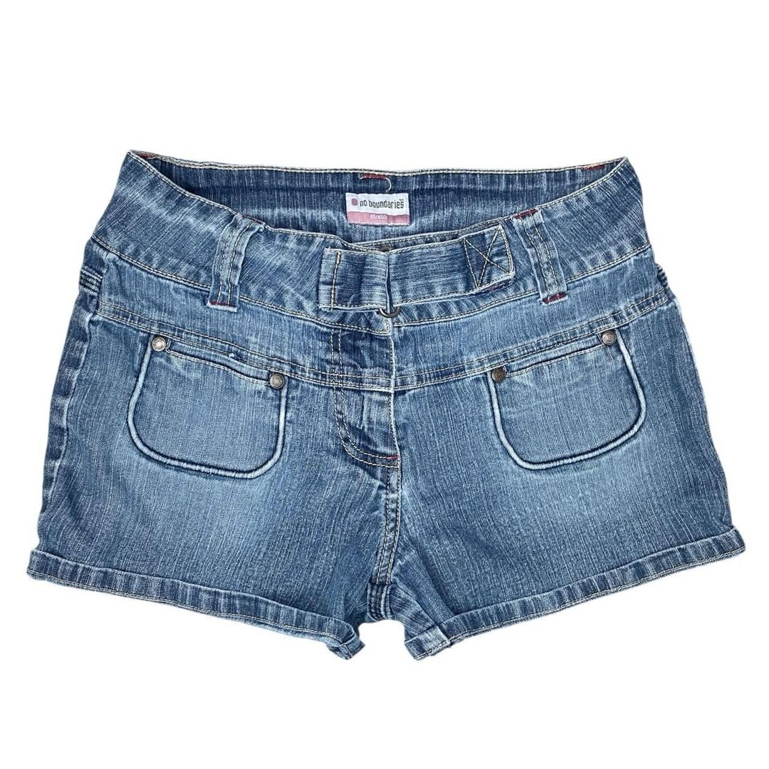 Y2K 2000s No Boundaries Nobbo Denim Alt Shorts Sz 3 / S - Etsy
