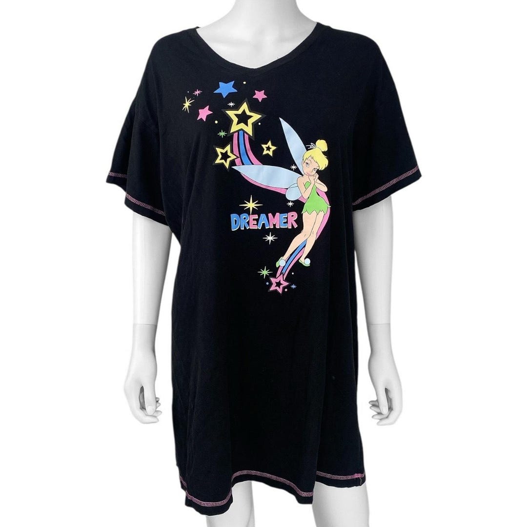 00s Scene Emo Disney Tinkerbell Pj Top Sz XL - Etsy