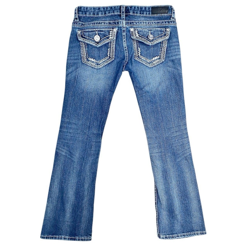 Y2K 2000s Daytrip Bling Mcbling Low Rise Bootcut Jeans Sz S - Etsy