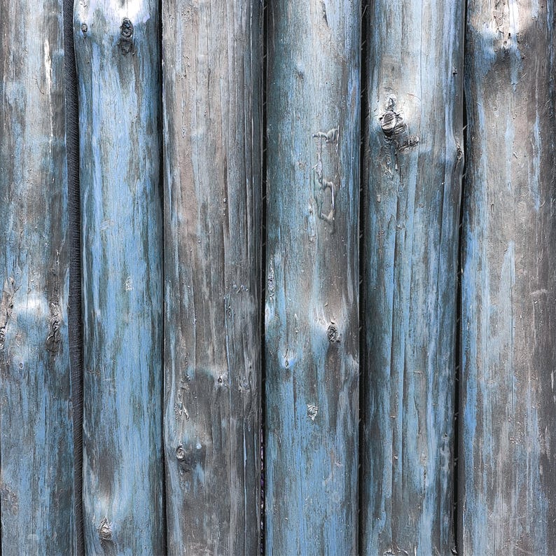 Blue Wood Digital Paper, Based on Real Photos, Blue Wood Backgrounds ...