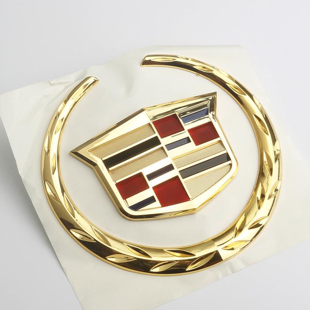 Gold Color 6" Front Hood Grille Emblem for Cadillac - Etsy