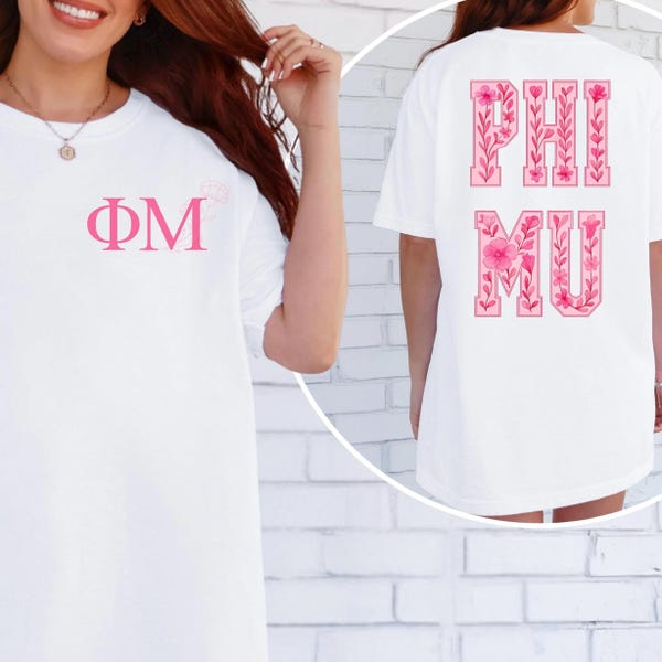 Phi Mu - Etsy