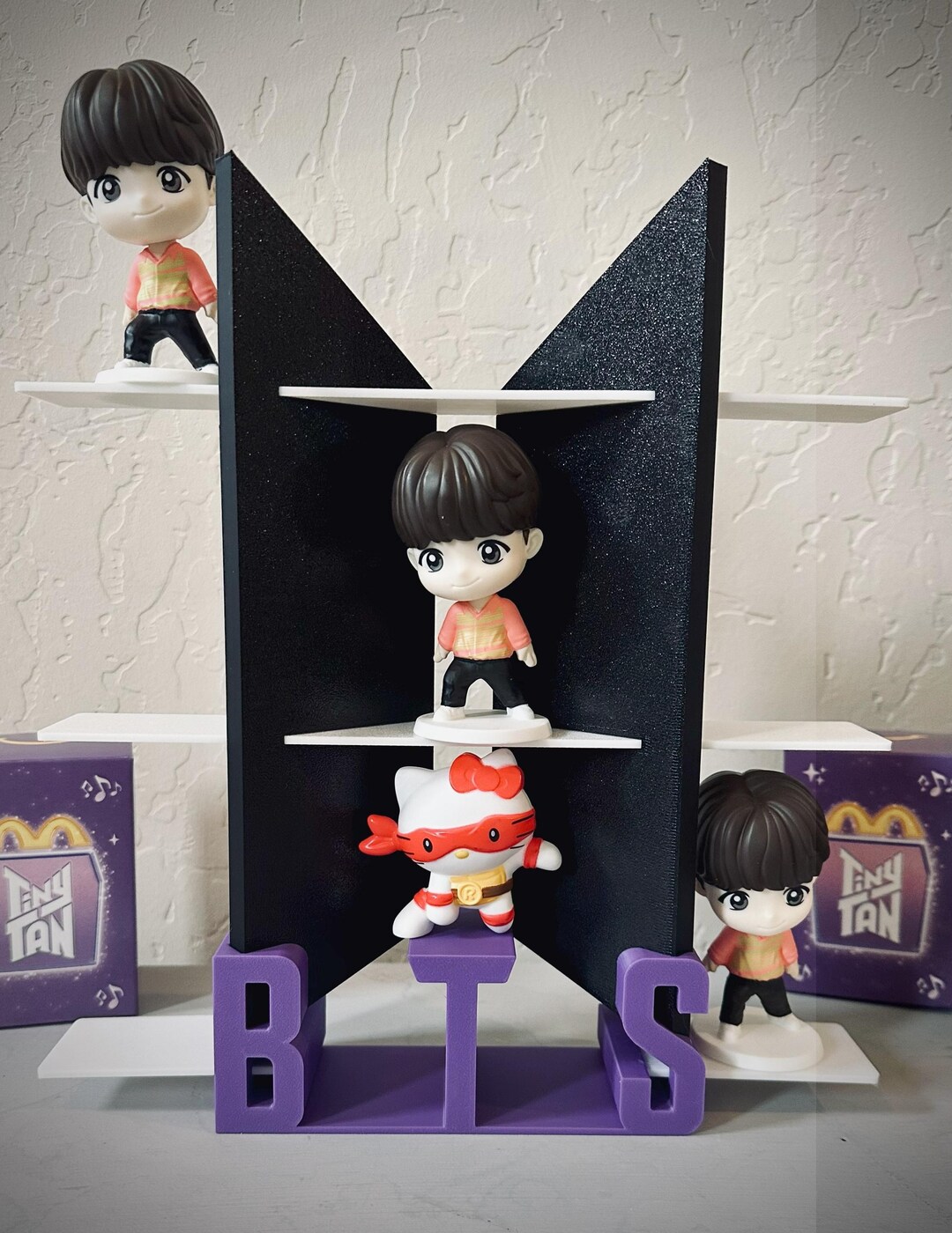 BTS Display Stand – 3D Printed Shelf for Mcdonald’s Tinytan Figures - Etsy