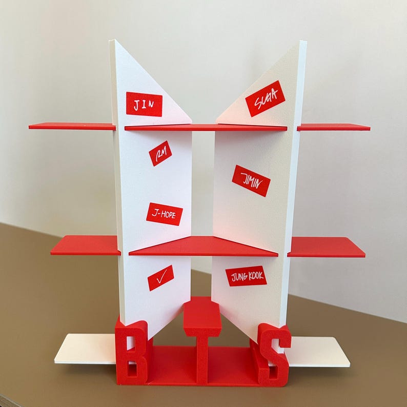BTS Tinytan Display Stand | Arirang Theme Shelves & Podiums | BTS or ...