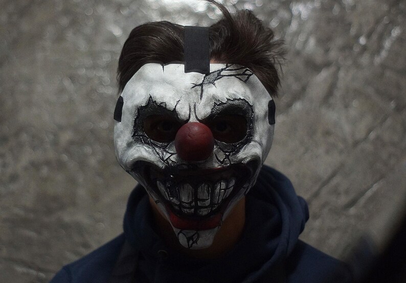 Sweet Tooth Mask Clown Game Mask Halloween Horror Wearable Killer - Etsy